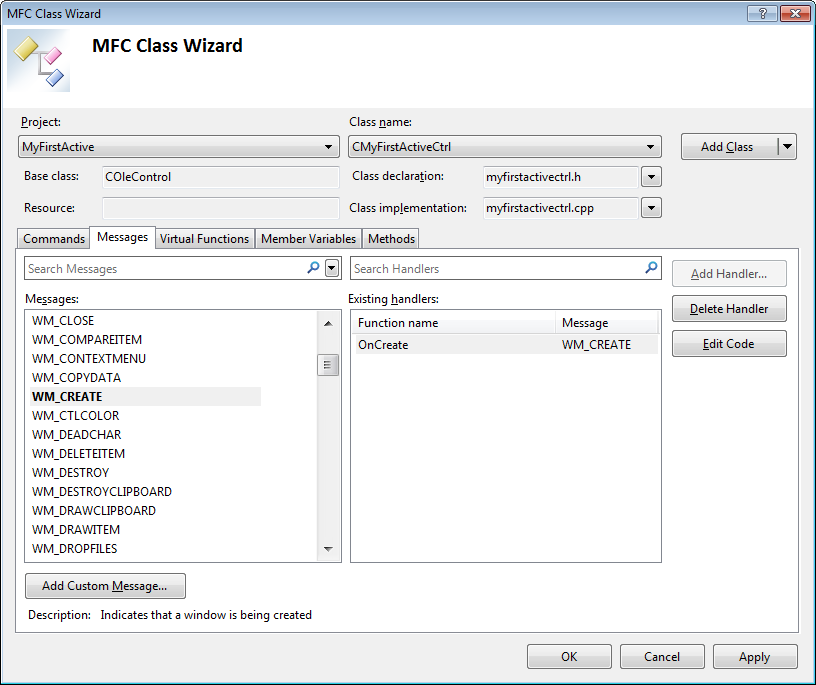 MFC ActiveX控件的创建与使用(VS2010) - wu.g.q - 博客园