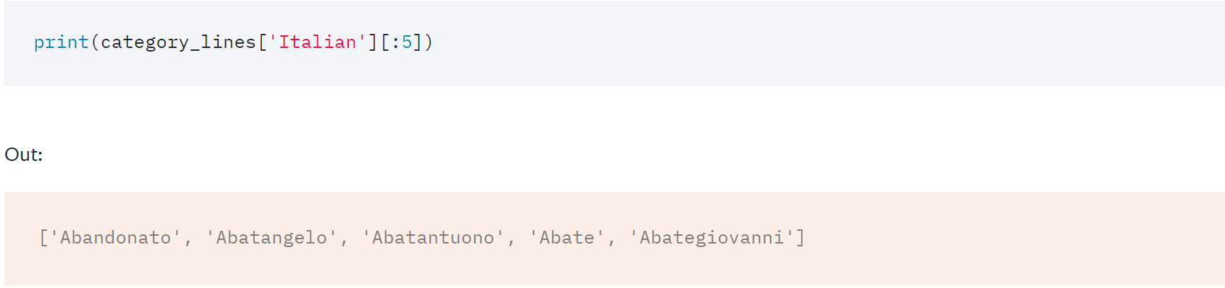 NLP FROM SCRATCH: CLASSIFYING NAMES WITH A CHARACTER-LEVEL RNN - 三年一梦 - 博客园