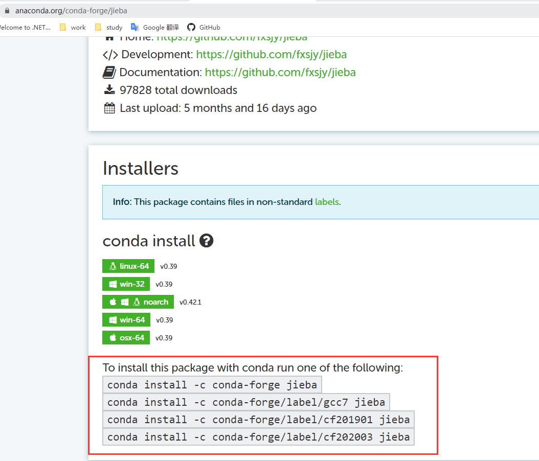 Conda conda Install c Https conda anaconda conda forge