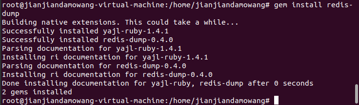 gem install redis-dump 安装失败 - HFF0131 - 博客园