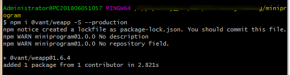 使用Vant 组件 [“usingcomponents“][“van-button“]: “@vant/weapp/button/index“ 未找到： - 搬砖小伙子 - 博客园