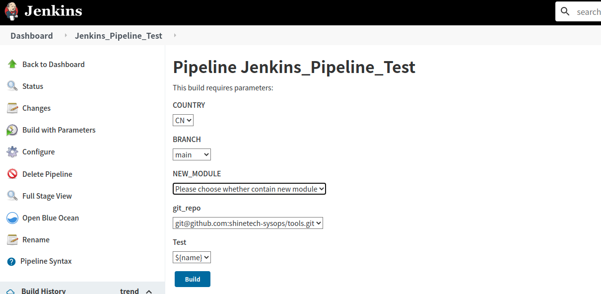 Jenkins参数化设置，取参数化值应用到Shell脚本或Pipeline中 - 梁博客 - 博客园