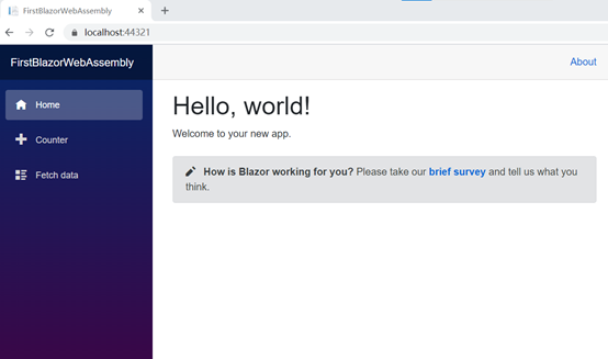开发第一个blazor Webassembly程序 Richerpxue 博客园