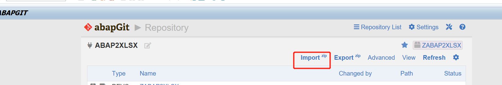 ABAPgit使用及导入ABAP2XLSX工具包 - 别忘了带红领巾 - 博客园