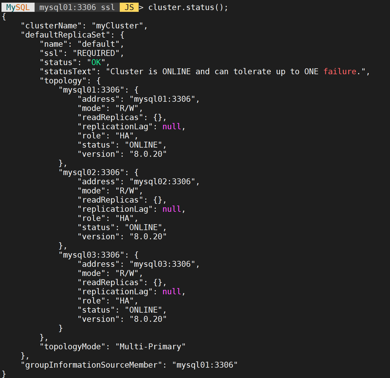 MySQL8搭建innodb cluster和mysql-router - 波~士顿 - 博客园
