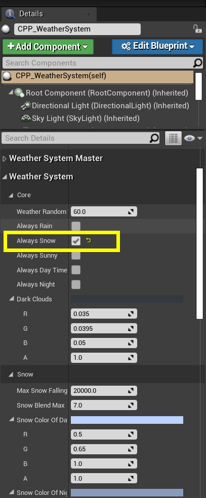 UE4 插件 Weather System 使用及分析 - straywriter - 博客园