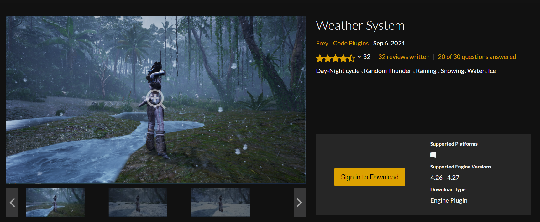 UE4 插件 Weather System 使用及分析 - straywriter - 博客园