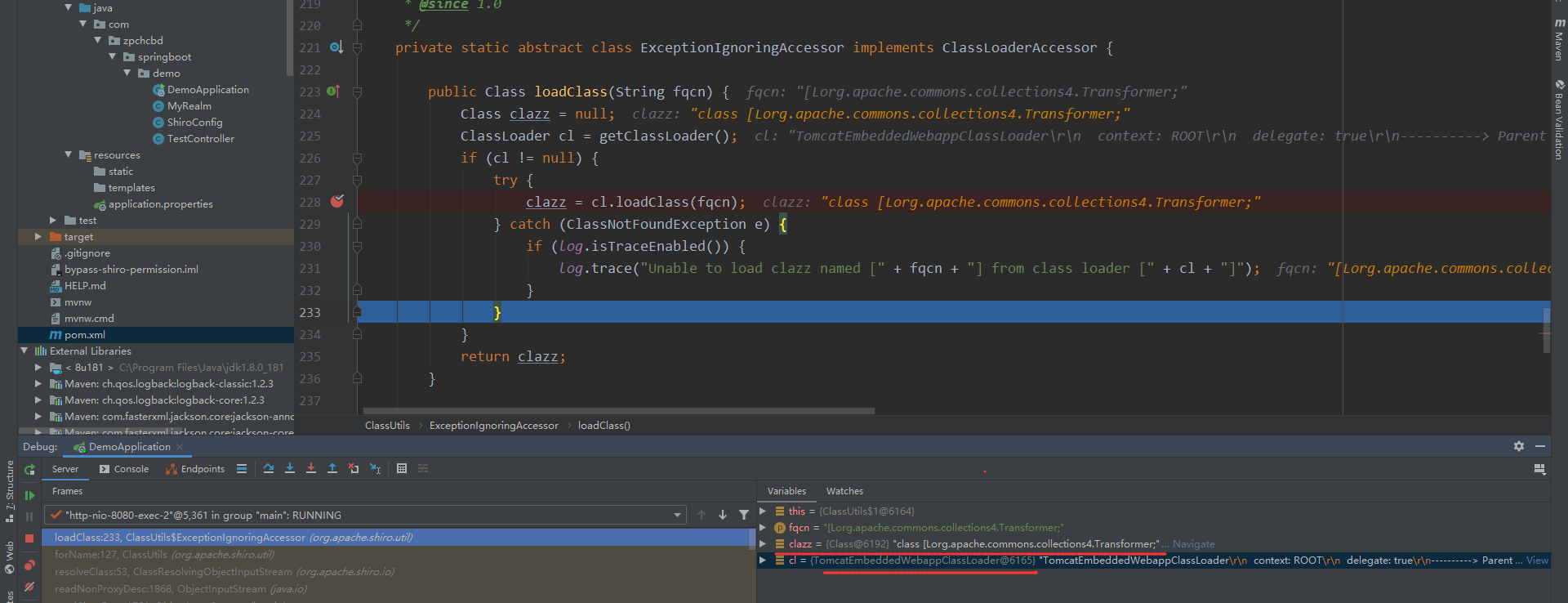 Java Shiro Commons Beanutils 调用链 - zpchcbd - 博客园