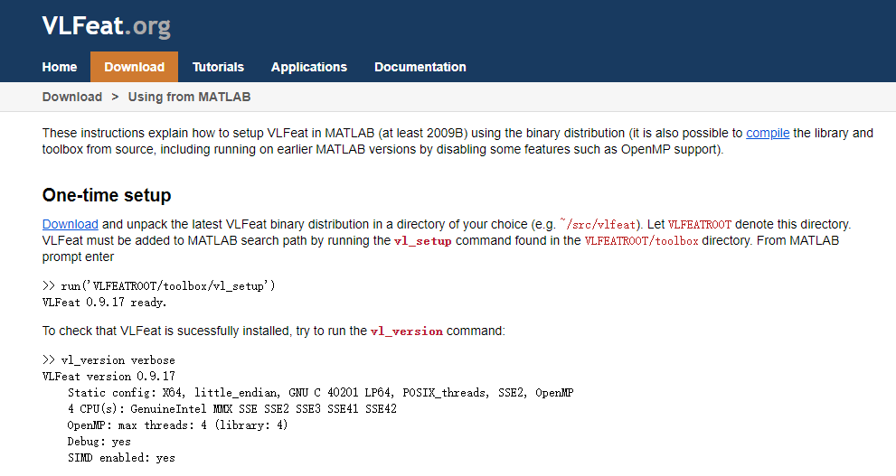 如何在Matlab2018中配置VLfeat？ - luckyzoe - 博客园