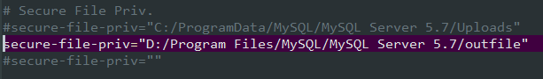Mysql报错：error 1290 Hy000 The Mysql Server Is Running With The Secure File Priv Option So It 1864