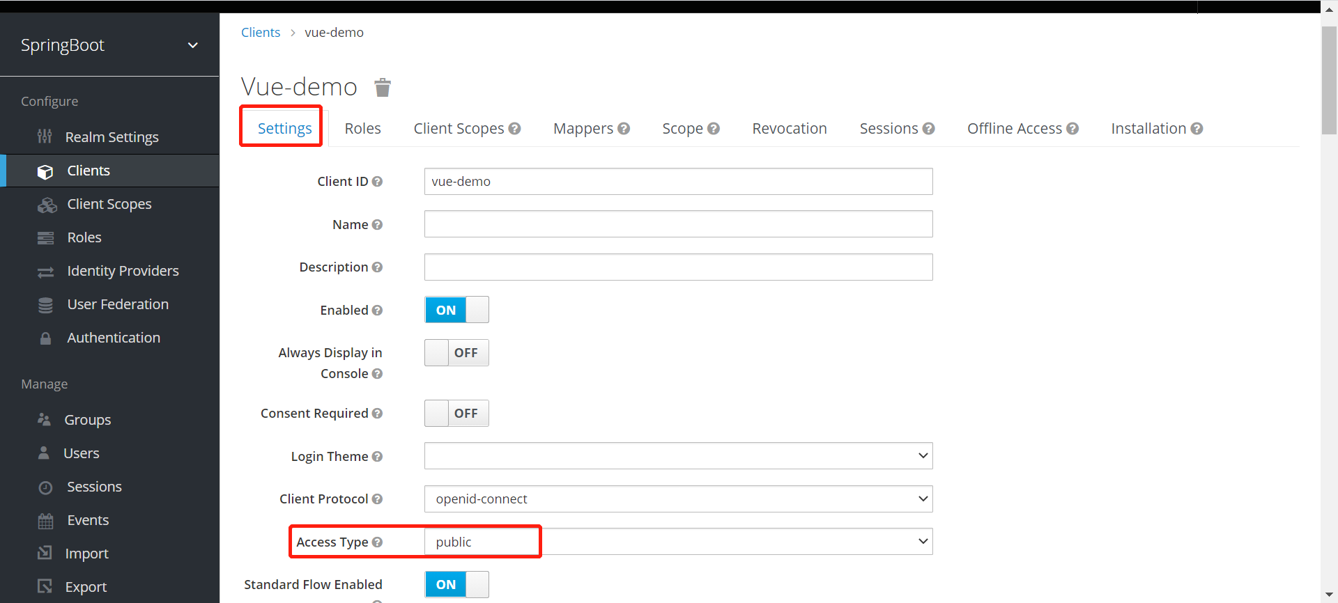 SpringBoot+Vue+keycloak整合单点登录（原型是若依的Springboot+Vue项目） - 謙謙 - 博客园