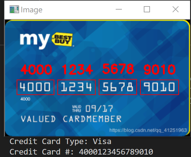 基于opencv的信用卡数字识别 - monene - 博客园