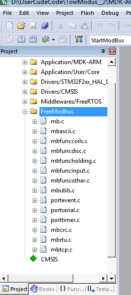 FreeMobus移植在FreeRTOS上的移植（从机） - 云乐 - 博客园