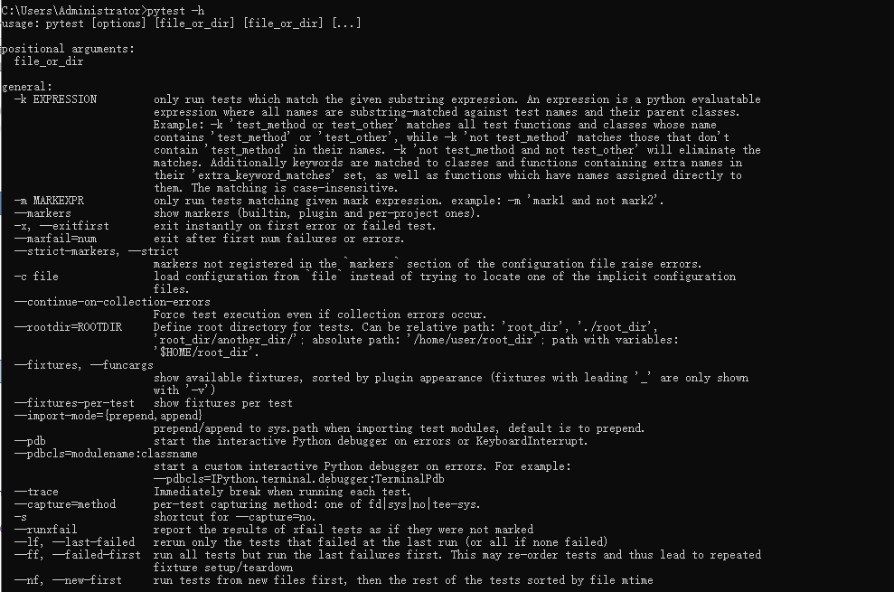Python pytest 