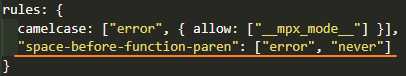 mpx报错： Unexpected space before function parentheses space-before-function-paren - 云里知音 - 博客园