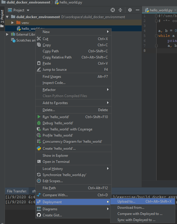 PyCharm 部署 Docker 镜像解释器 - offduty - 博客园