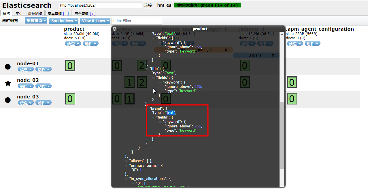 ES ElasticsearchStatuception Elasticsearch Exception type