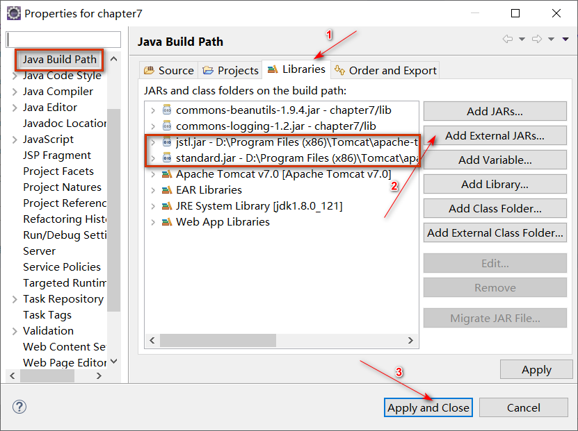 Eclipse中导入JSTL相应jar包后仍不能正常使用解决办法 - wansiqi - 博客园