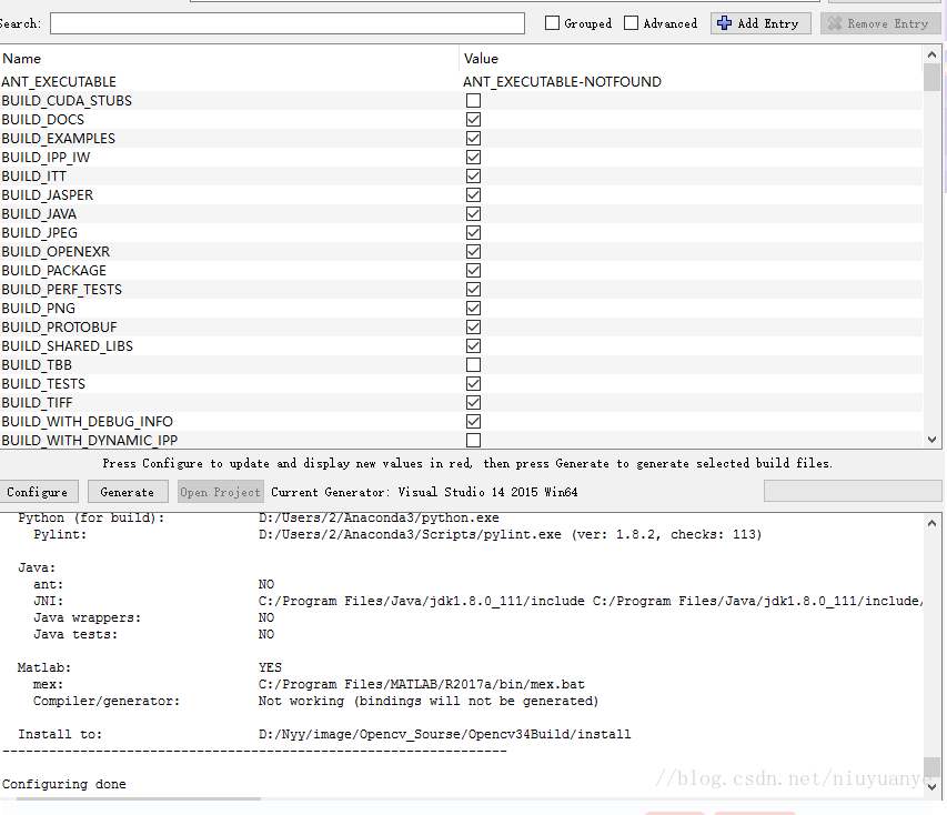 vs2015下Cmake3.16编译Opencv3.3.0及opencv_contrib3.3.0在Windows10 - Fionaa - 博客园