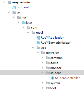 如何在ruoyi框架中添加自己的业务模块 - 清风HD - 博客园