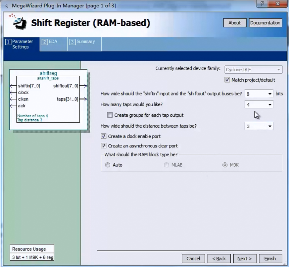 Shift Register(RAM-Based) 移位寄存器的IP核使用方法 - 园游会丶 - 博客园