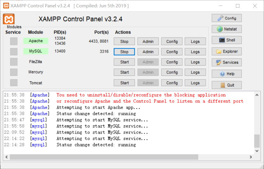 安装xampp（Apache+MySQL+PHP+PERL） - 瓜沙呱 - 博客园