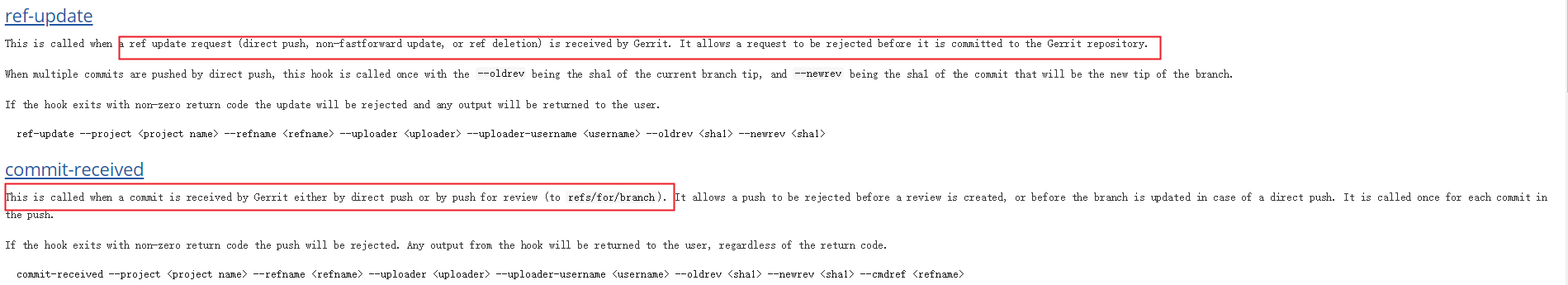 gerrit使用hooks钩子/锁分支锁库 - 咸菜白饭 - 博客园