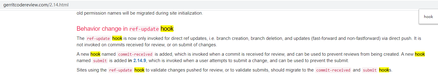 gerrit使用hooks钩子/锁分支锁库 - 咸菜白饭 - 博客园
