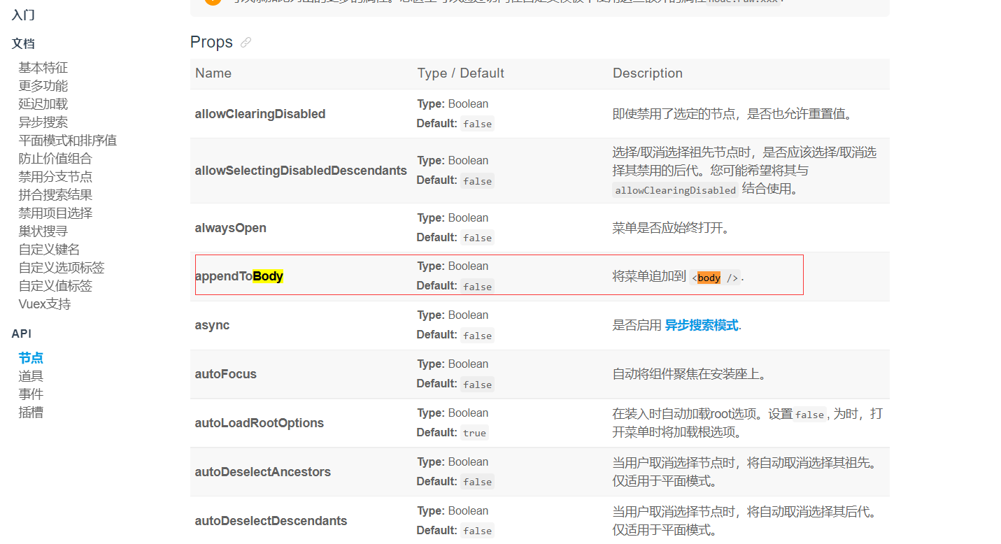 在element Ui的表格中添加treeselect，但是treeselect的下拉框显示不出来 是天天呀 博客园