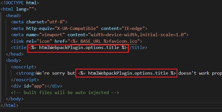 10.htmlWebpackPlugin.options.title 如何配置 - 不爱吃小红薯的小橘子 - 博客园