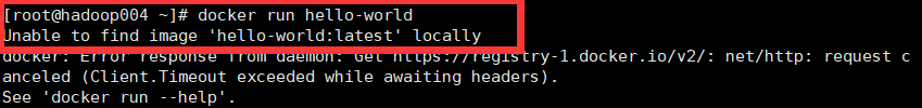 关于docker安装成功之后,测试hello World镜像的时候报错的解决方案 善為 博客园