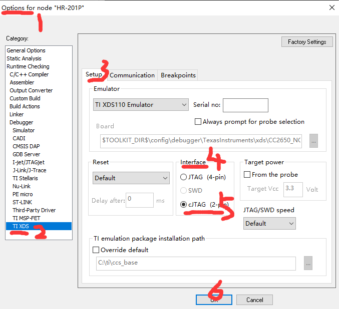 CC1310 IAR仿真报错问题总结 - 一牛头 - 博客园