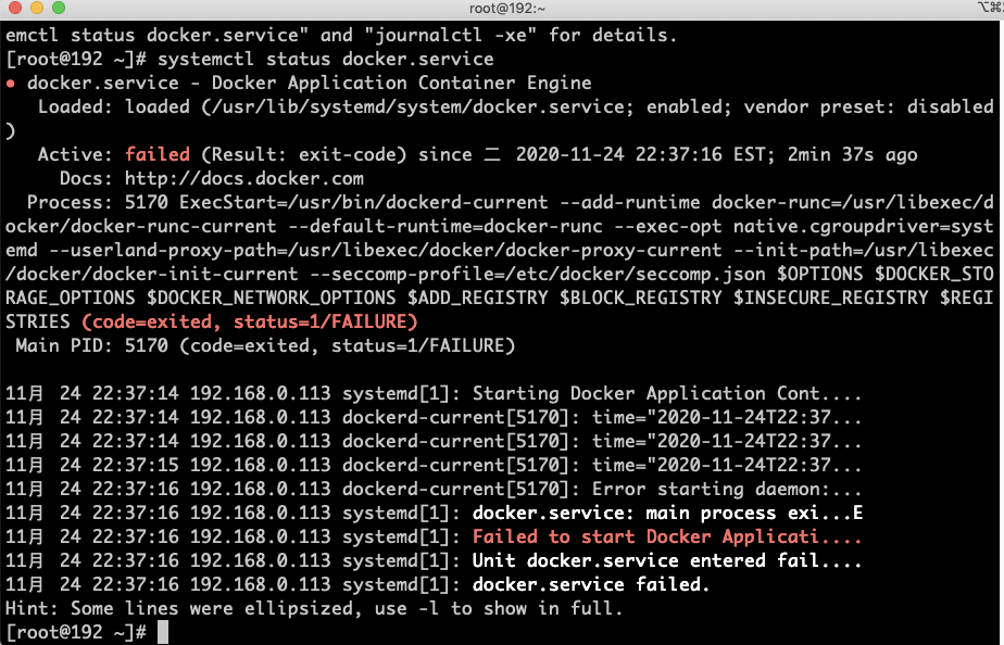 Code exited status 1 FAILURE docker Peanut zh 
