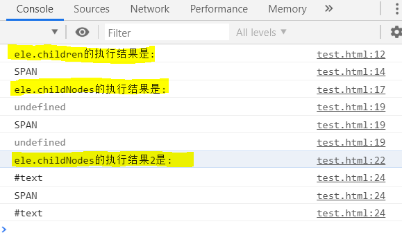 HTML DOM children属性和childNodes属性的区别 - Monicaaa321 - 博客园