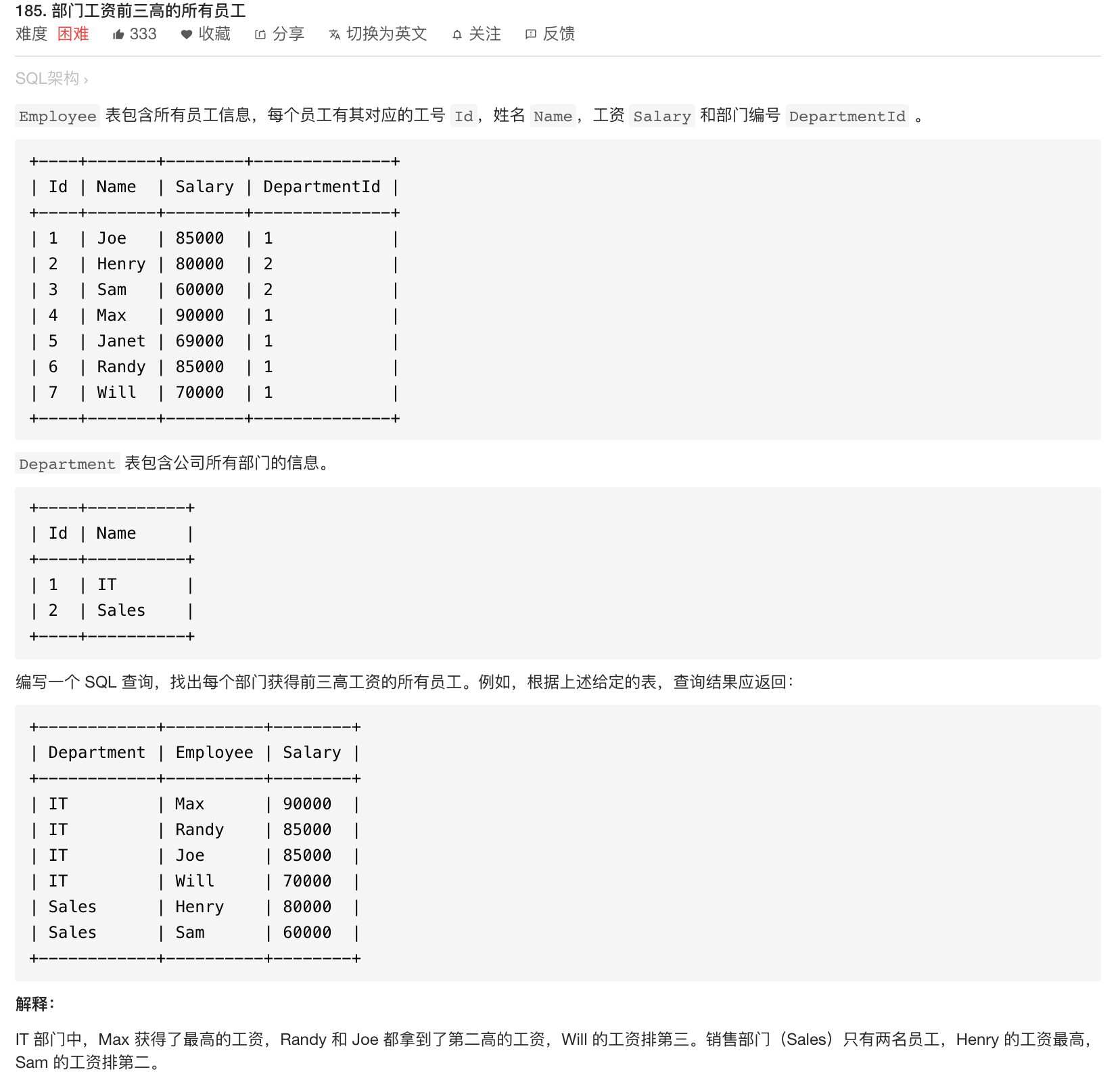 Sql窗口函数处理分组与排序问题 玩毛线呀 博客园 7138