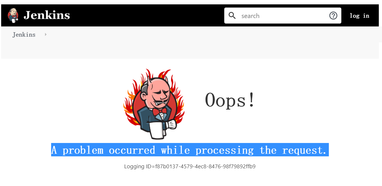 A problem occurred while processing the request.【Jenkins配置Linux节点】 - Felix_Openmind - 博客园