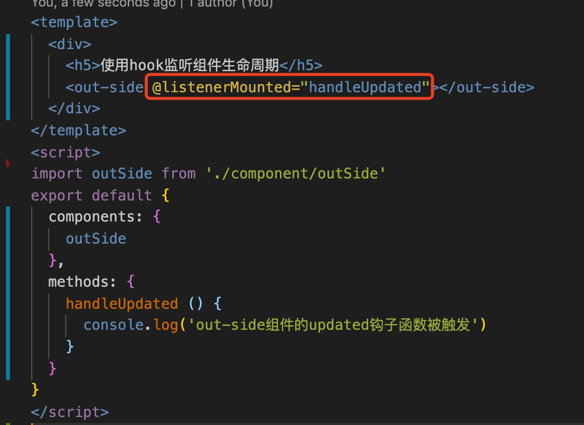vue hookEvent-监听组件生命周期 - 85号bobo - 博客园