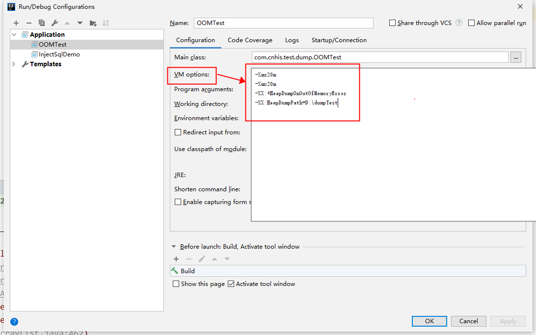 Java本地模拟内存溢出及生成dump文件 - 笨小孩cbq - 博客园