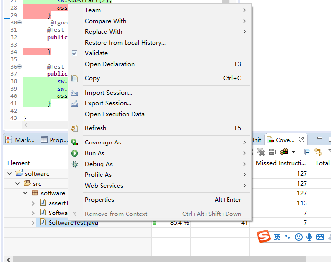 单元测试工具JUnit与Jacoco的配置与使用 - BUTU-bird - 博客园