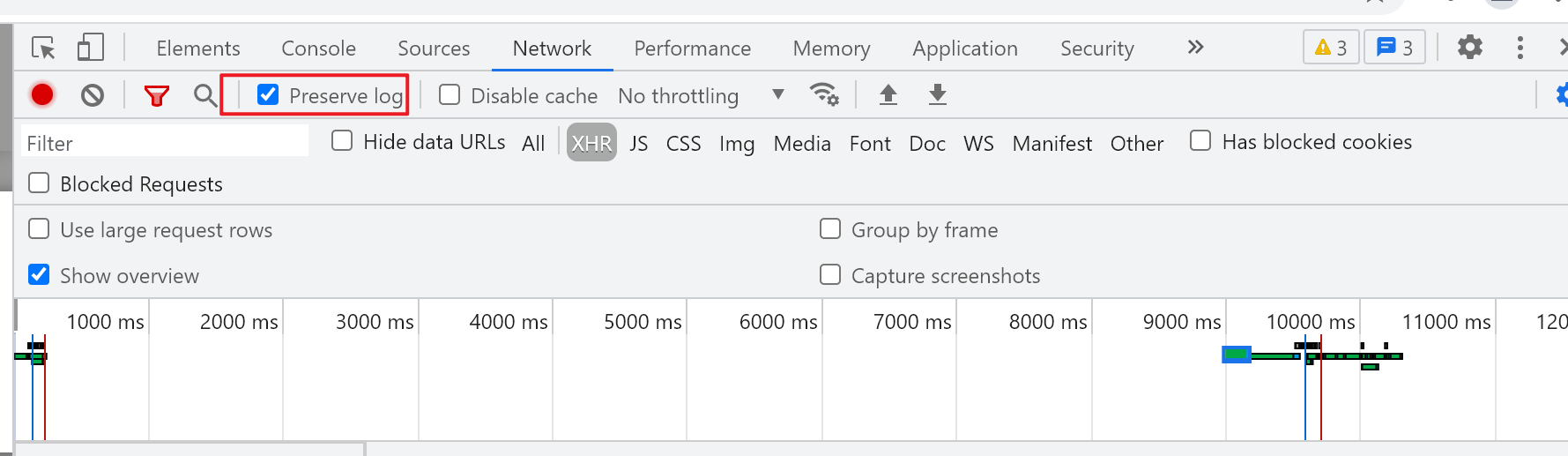 谷歌开发者工具抓不到login的接口问题（勾选Preserve log）保留请求日志，跳转页面的时候勾选上，可以看到跳转前的请求；勾选 “Disable cache” 来禁用缓存 - 请给我三 ...