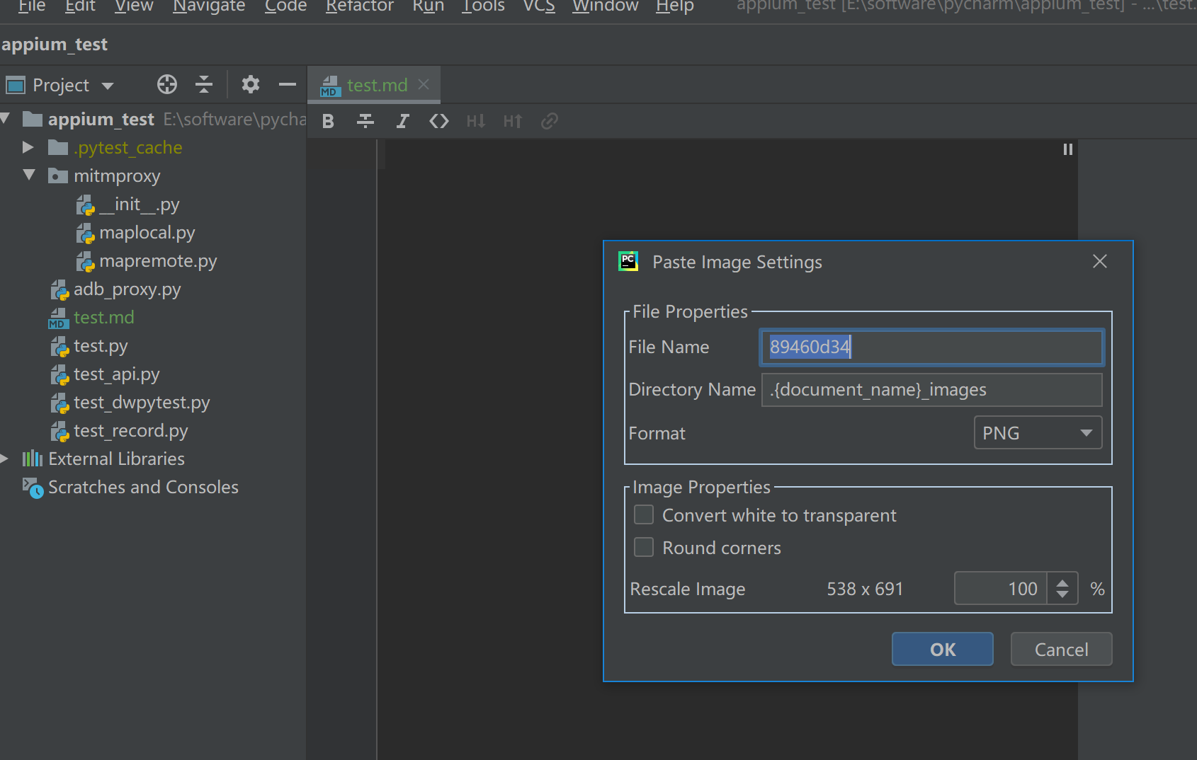 Pycharm写markdown支持插入图片 - 随风go - 博客园