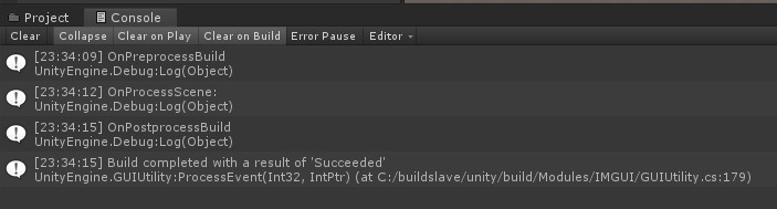 Unity 发布时运行脚本/Build事件/IPreprocessBuild接口 - 玩家剑小鱼 - 博客园