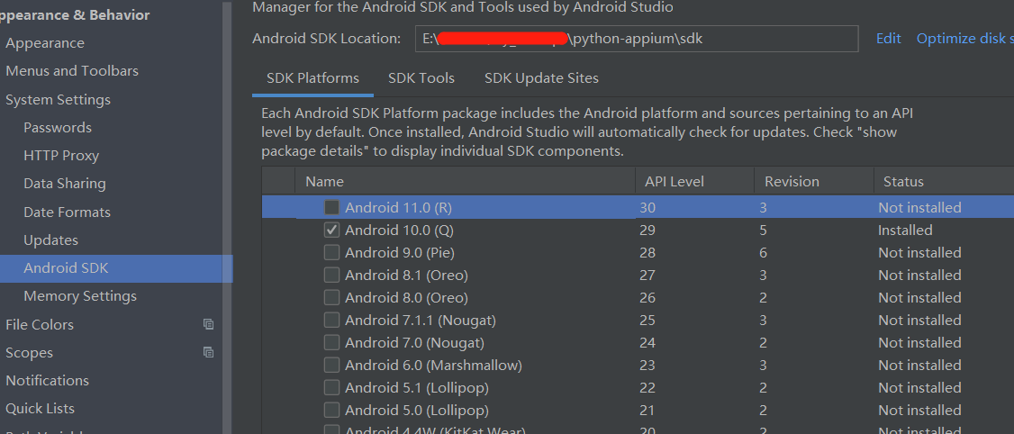 Python3+Appium+Andrio SDK安装使用 - Squidweber - 博客园