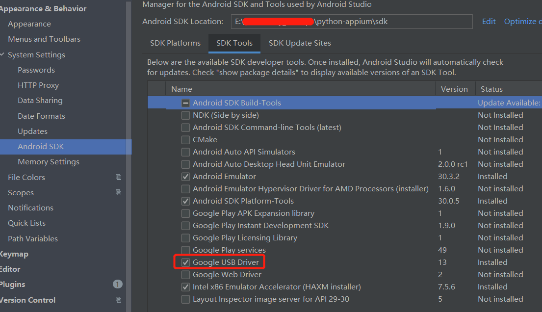 Python3+Appium+Andrio SDK安装使用 - Squidweber - 博客园