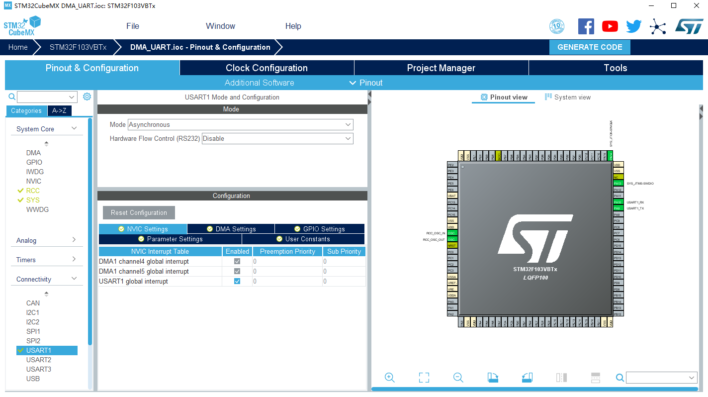 STM32串口收不定长数据DMA+IDLE - 丁丁彬彬 - 博客园