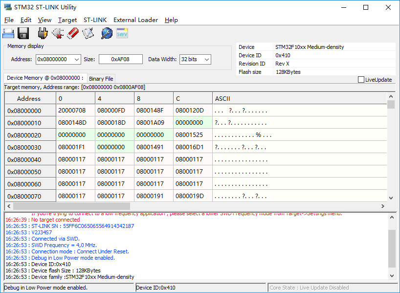 Mdk Debug时no Target Connected,stm32 St Link Utility连接不上单片机的解决办法“can Not