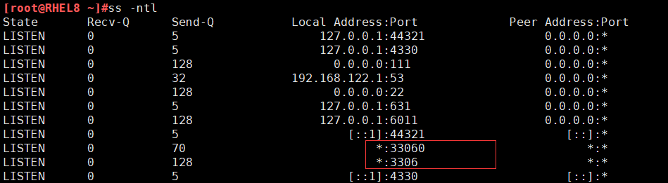 MySQL 8 0 root localhost 