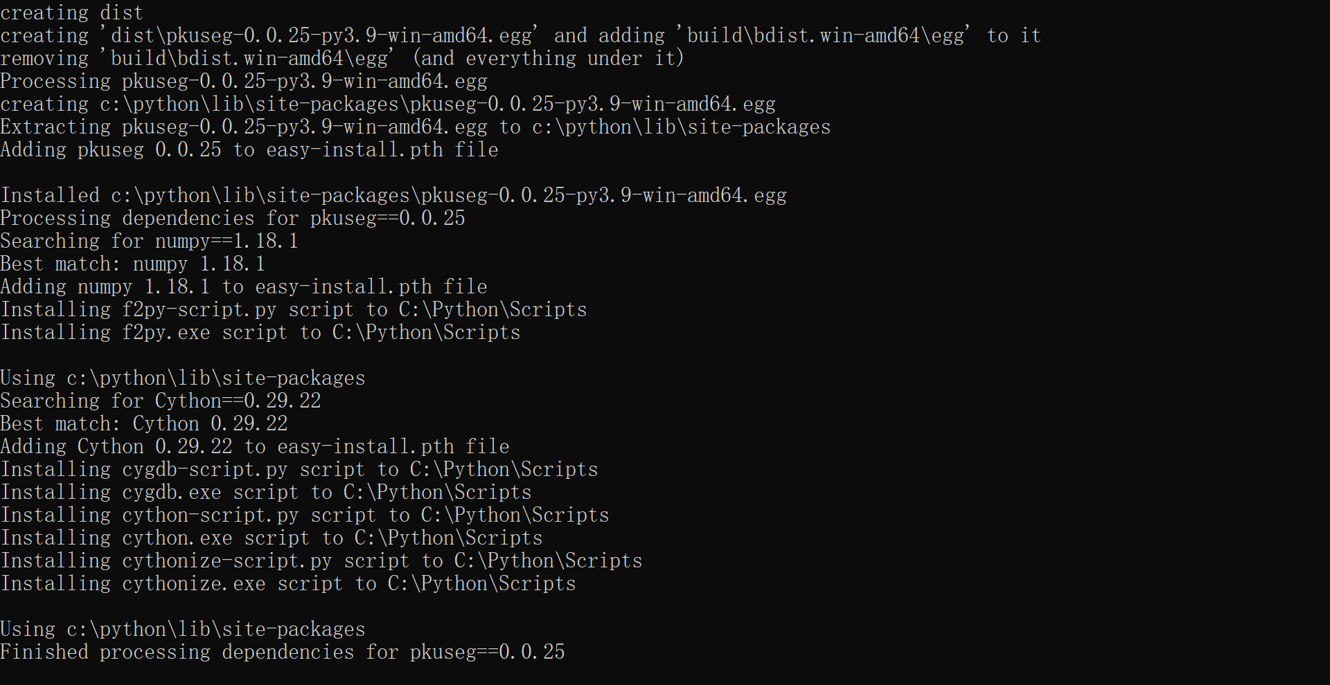 安装pkuseg错误之解决方案 - Halofox - 博客园