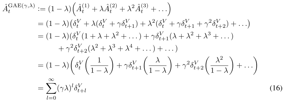 深度强化学习——GAE(待重写) - 懒狗lg - 博客园