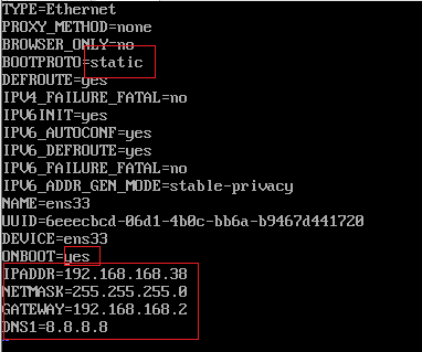 配置虚拟机IP地址 代码：vi /etc/sysconfig/network-scripts/ifcfg-ens33 在编辑查看虚拟机IP - 仙人掠夺者 - 博客园